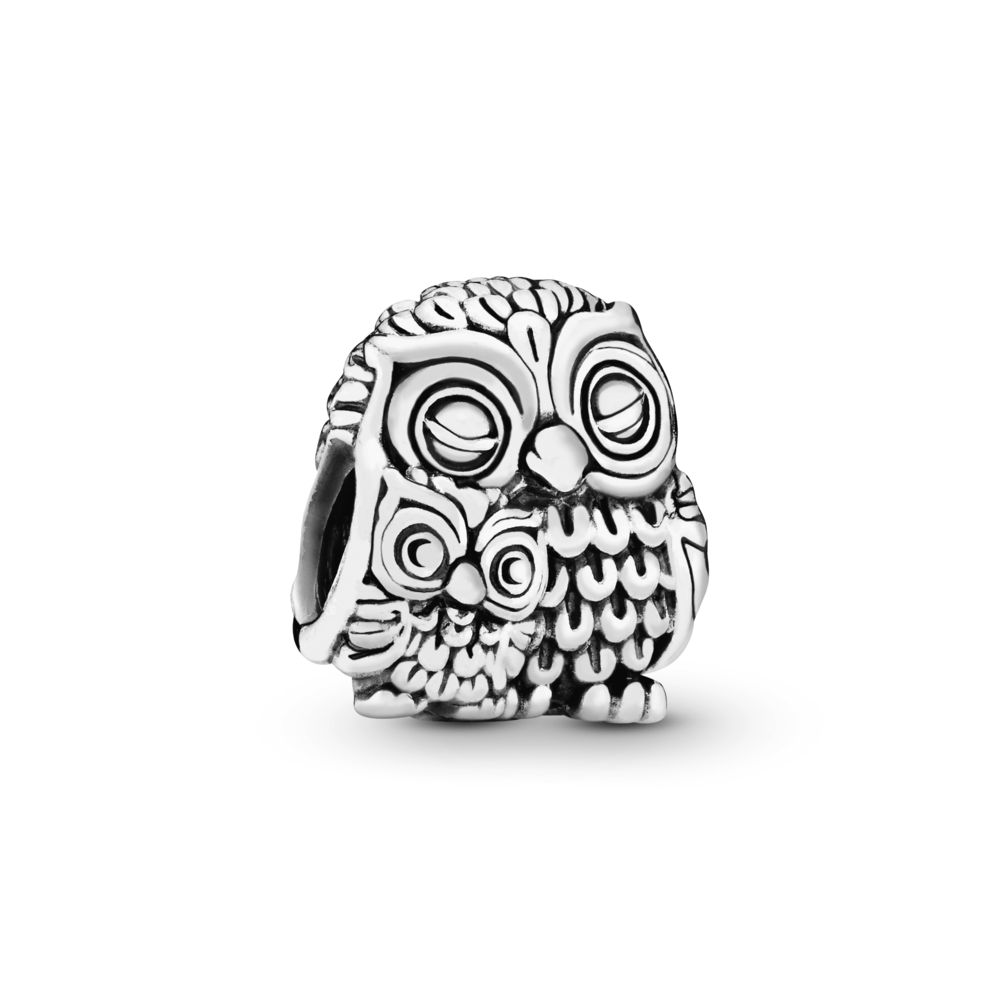 Mother Owl and Baby Owl Charm PANDORA